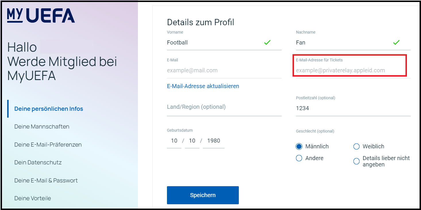 Weshalb werden meine Mobilen Tickets nicht in der App angezeigt? – UEFA Mobile Tickets